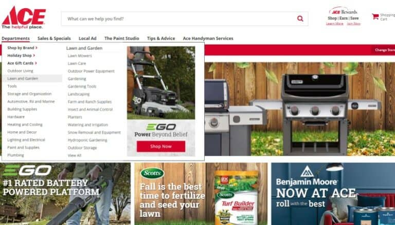 Ace Hardware Website - Homecare24